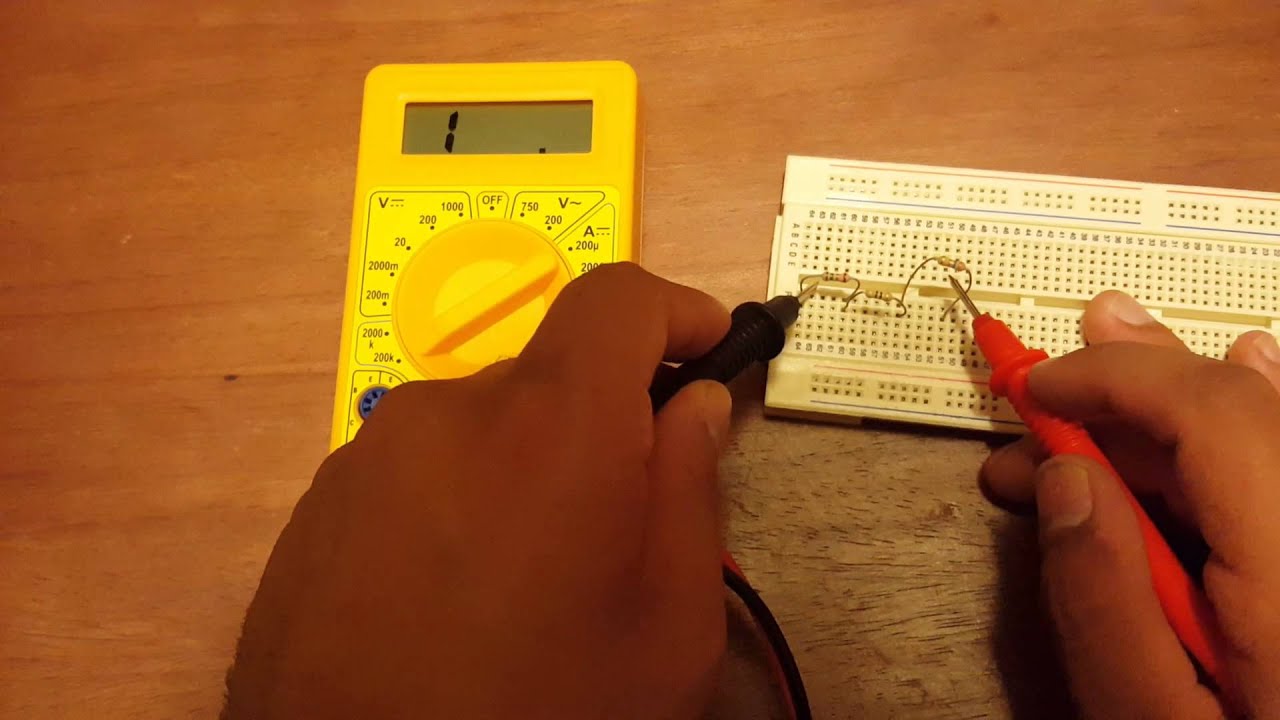 Uso del multimetro digital - YouTube