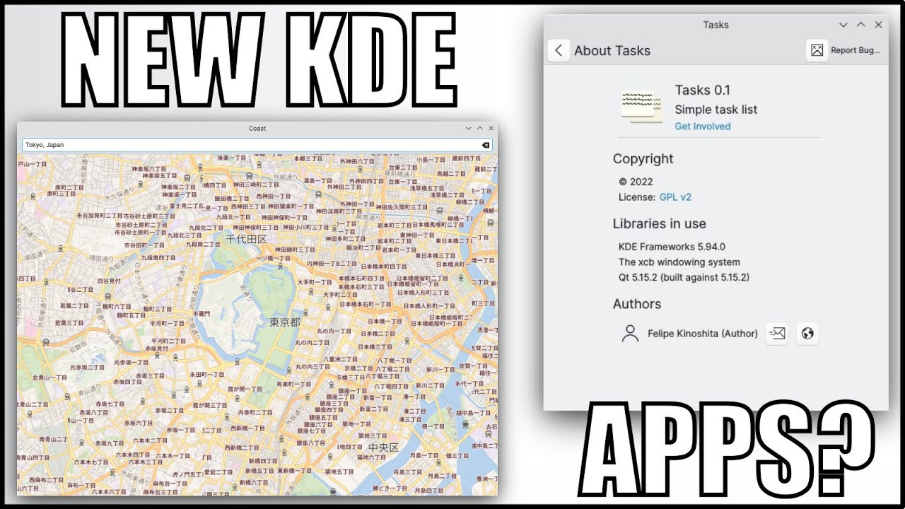 NEW KDE APPS done in a WEEK: MAPS and TASKS! - YouTube