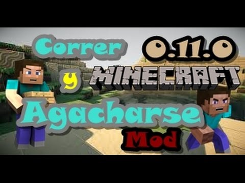 Minecraft Pe 0.11.1 | Correr Y Agacharse Mod Como PC| Mcpe correr y agacharse Mod - YouTube