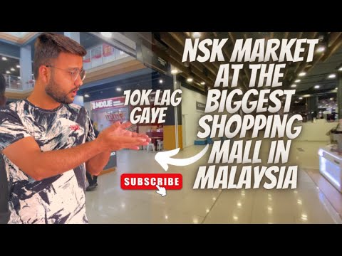 [ 4K ] NSK Market at the biggest Shopping Mall In Malaysia | Vlog ...