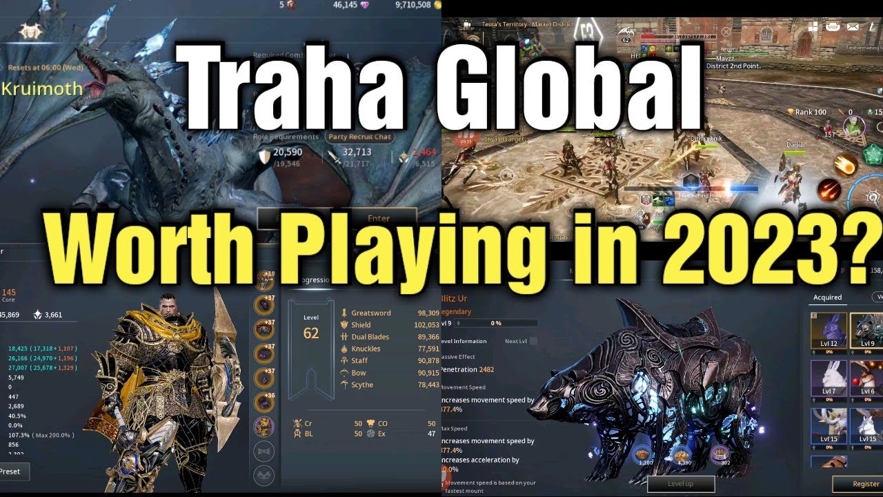 Traha Global Review: Is It Worth Playing in 2023 - Is It P2W?! - YouTube