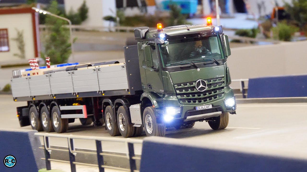 MERCEDES 3-ACHS-SATTELZUGMASCHINE ScaleArt RC TRUCK! RC LKW! RC ...