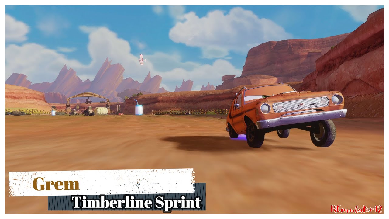 Cars 2 The Video Game | Grem - Battle Race | Timberline Sprint 5 Laps ...