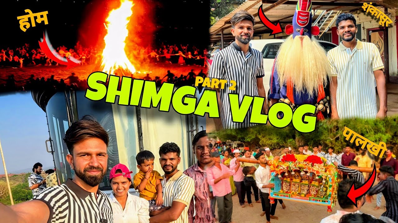 KOKAN VLOG 🌴| PART 2 | SHIMGA | SHANKASUR | PALKHI | ENJOYING KOKANI ...