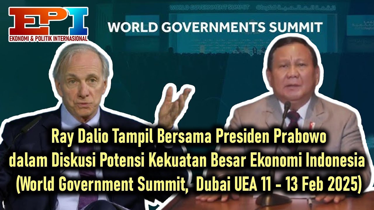 Ray Dalio Pemikir & Konglomerat AS: Optimis Indonesia adalah Super ...