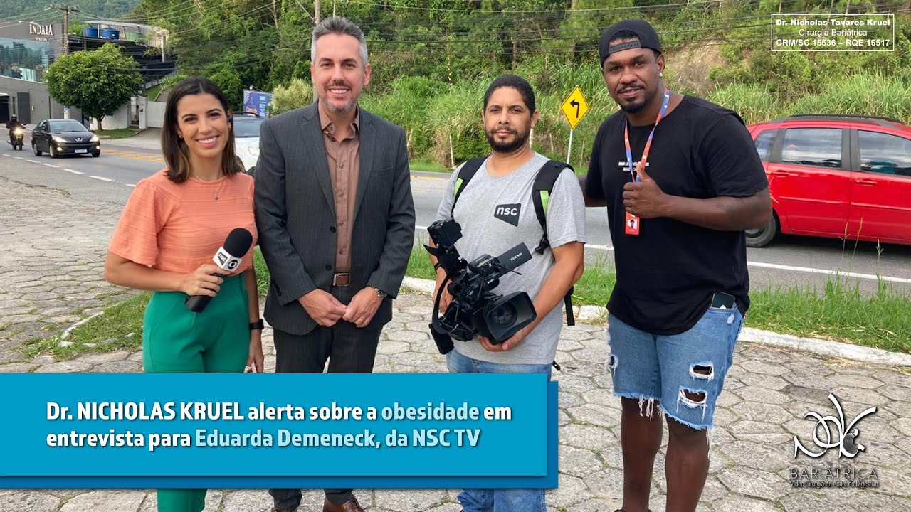 Dr Nicholas Kruel alerta sobre obesidade em entrevista à NSC TV - YouTube
