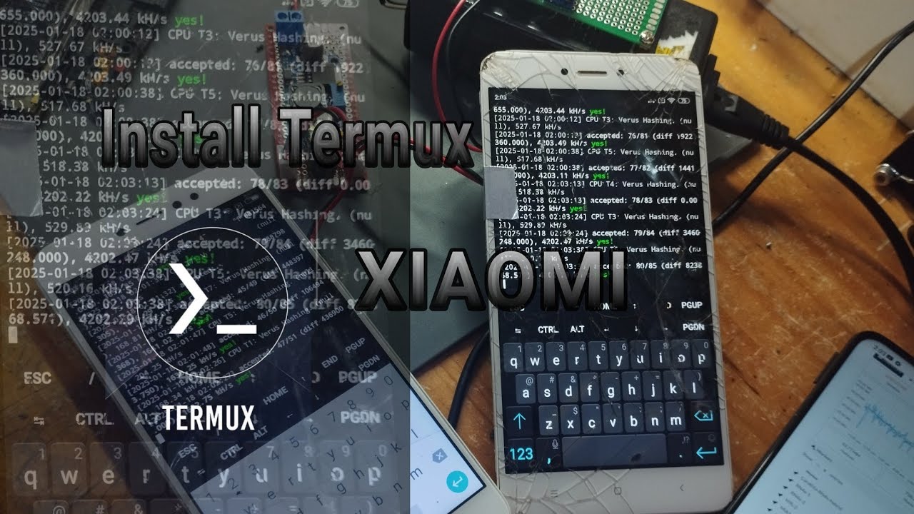 Cara Install termux ccminer di Xiaomi Redmi note 4X Snapdragon. Mining verus di Android. #verus ...