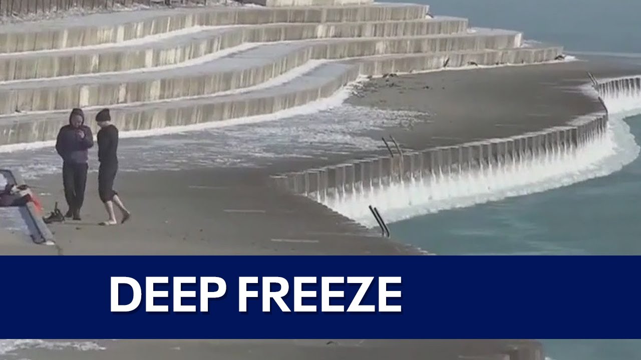 Deep freeze envelops millions with bone-chilling cold from border to border - YouTube