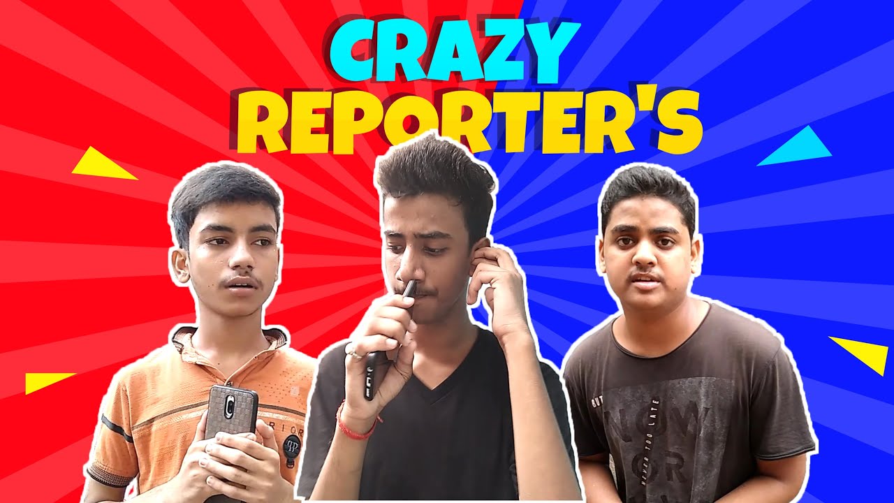 Crazy Reporters | Desi Reporters😂😂😂 | Comedy Video Presented By SSS ...