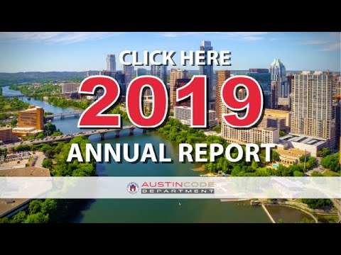 Annual Report 2019 | Austin Code Department - YouTube