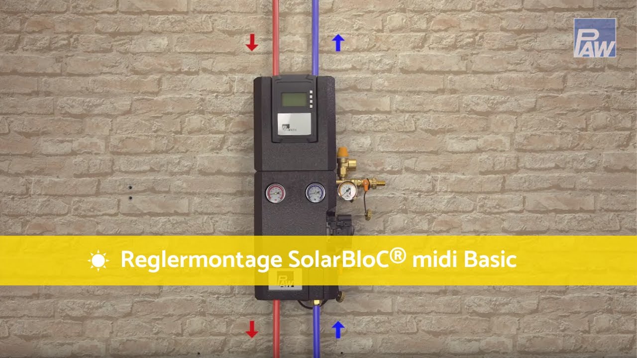 PAW SolarBoC Midi Basic - Regler Inbetriebnahme - YouTube