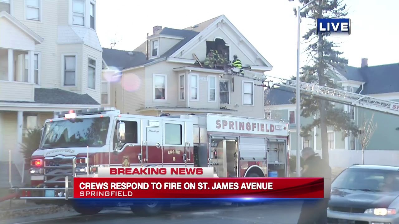 Crews respond to fire on St. James Ave. in Springfield - YouTube