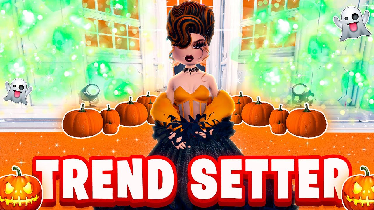Halloween TREND SETTER DRESS ONLY! Dress To Impress! - YouTube