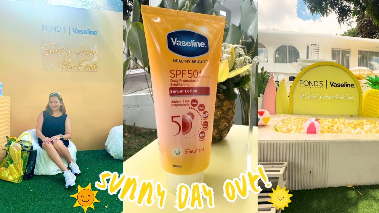 VASELINE PH SPF 50 DAILY PROTECTION & BRIGHTENING SERUM LOTION REVIEW ...
