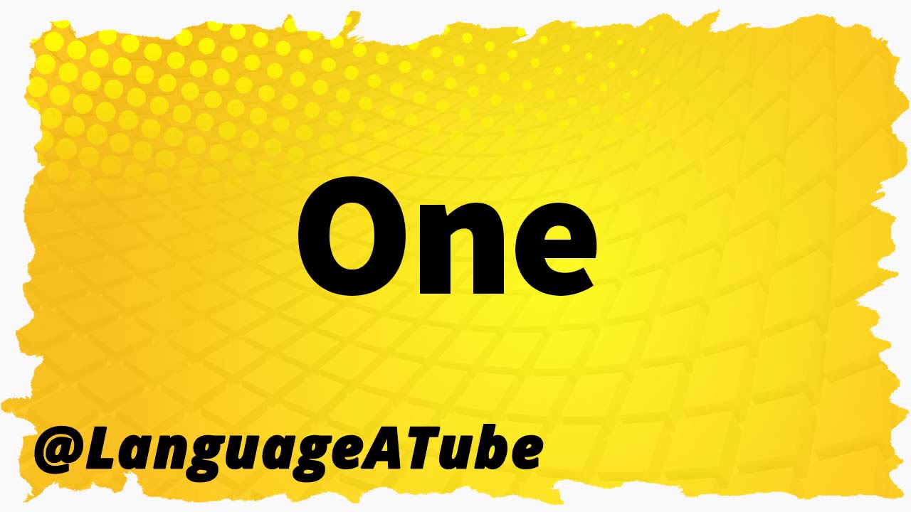 One Pronunciation ⚡️ How To Pronounce One! - YouTube