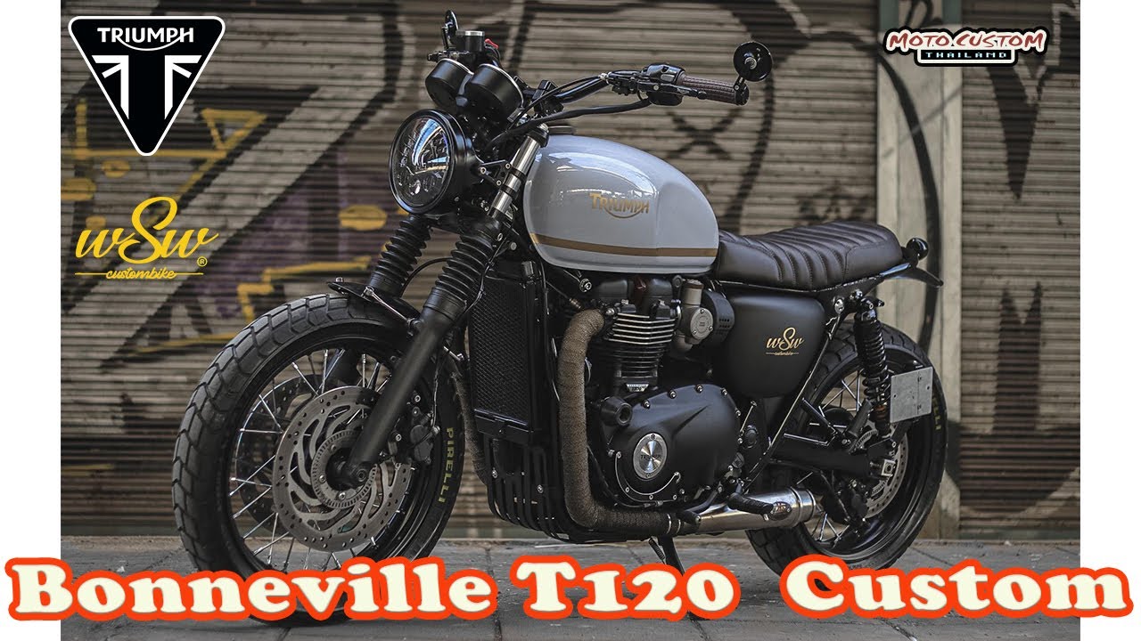 EP55 [SUBTITLE]| รีวิว Triumph Bonneville T120 Custom By WSW - YouTube