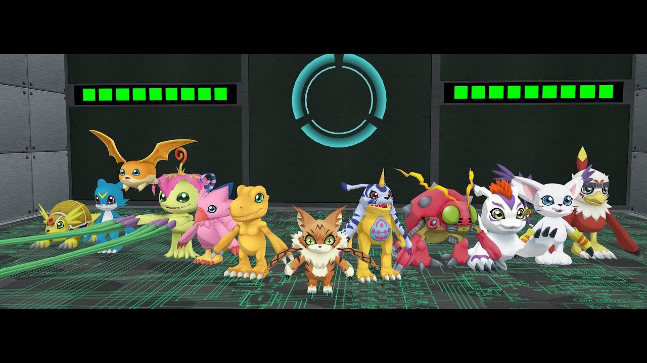 Top 5 entry level Digimon.(my personal party setup) - YouTube