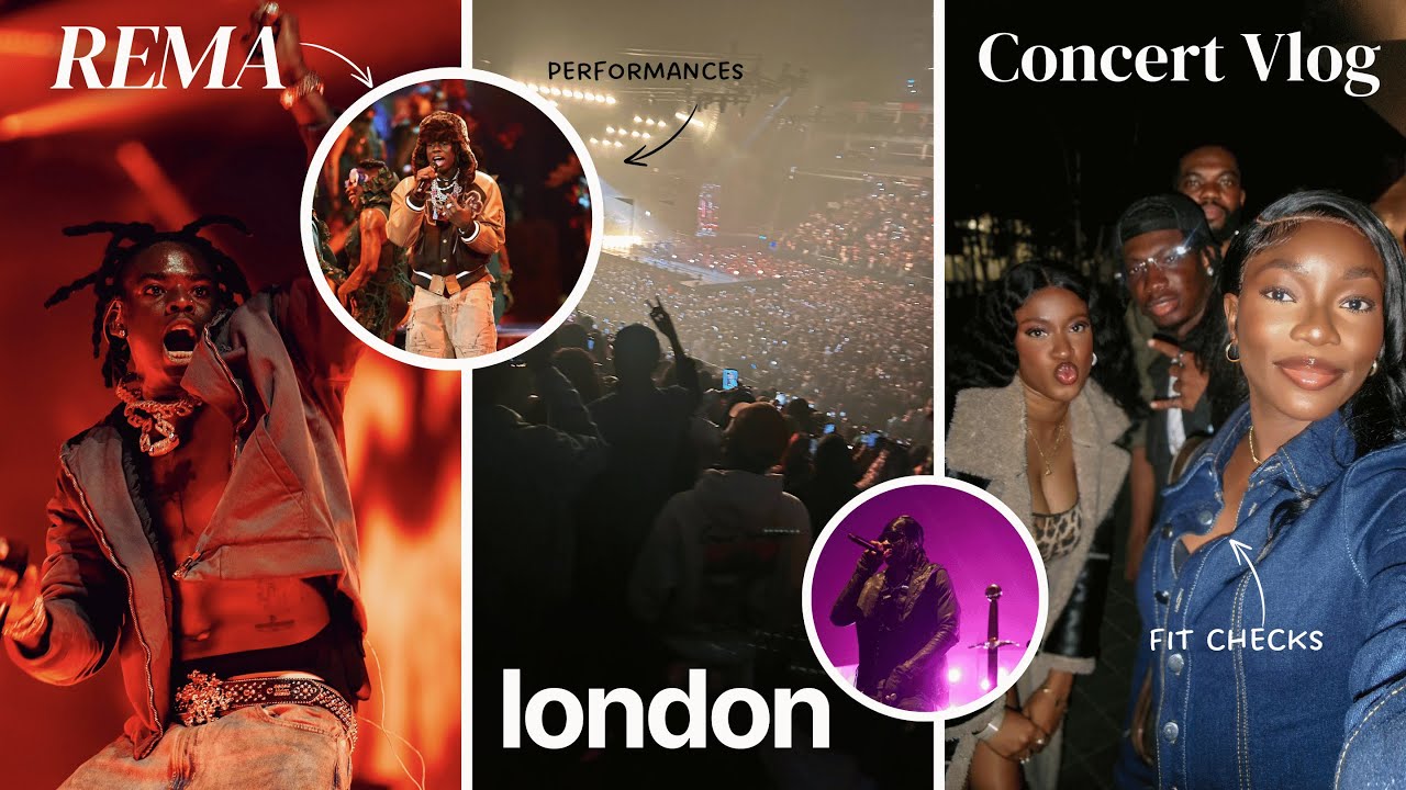 Rema - O2 Concert Vlog🔥2025 | Fit Checks + Birkin Gifting ...