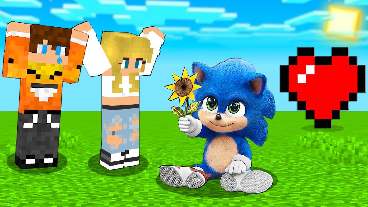 BABY SONIC ZROBIŁ DLA NAS TO... w Minecraft! *popłakałem się* - YouTube