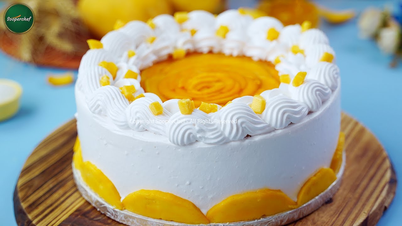 Sweet Surprise: Delicious Mango Cake with a Twist by SooperChef - Bakra Eid Cake Recipe - YouTube