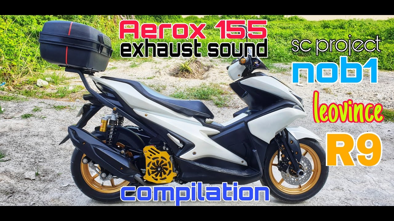 Aerox 155 Exhaust Sound Compilation l Vonski88 - YouTube
