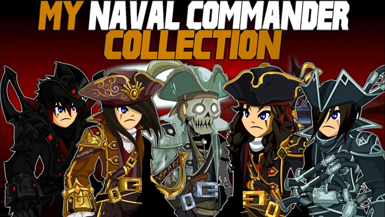 AQW ALL MY NAVAL COMMANDER COLLECTION - YouTube