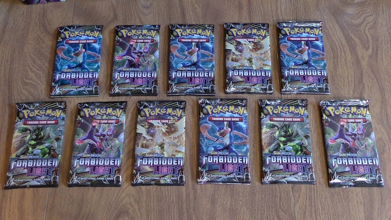 11 Forbidden Light Booster Pack Opening - YouTube