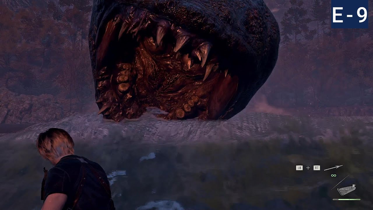 RESIDENT EVIL 4 Leon vs Godzilla - YouTube