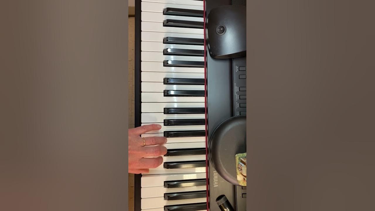 5 Finger exercise level 5 LH with 1 loud and 1 soft triad chord - YouTube