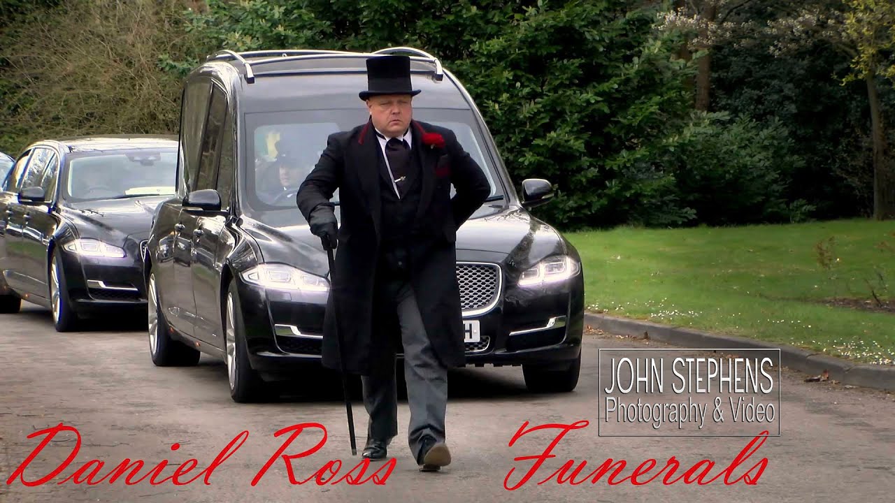 Daniel Ross Funerals w JSPV funeral video drive Aston Villa to Witton ...