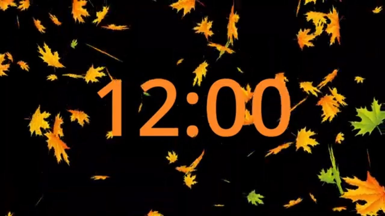 12 Minute Fall Countdown Timer: Get Ready For Autumn - YouTube