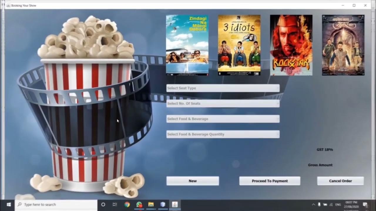 BookMyShow App in Java by our student - YouTube