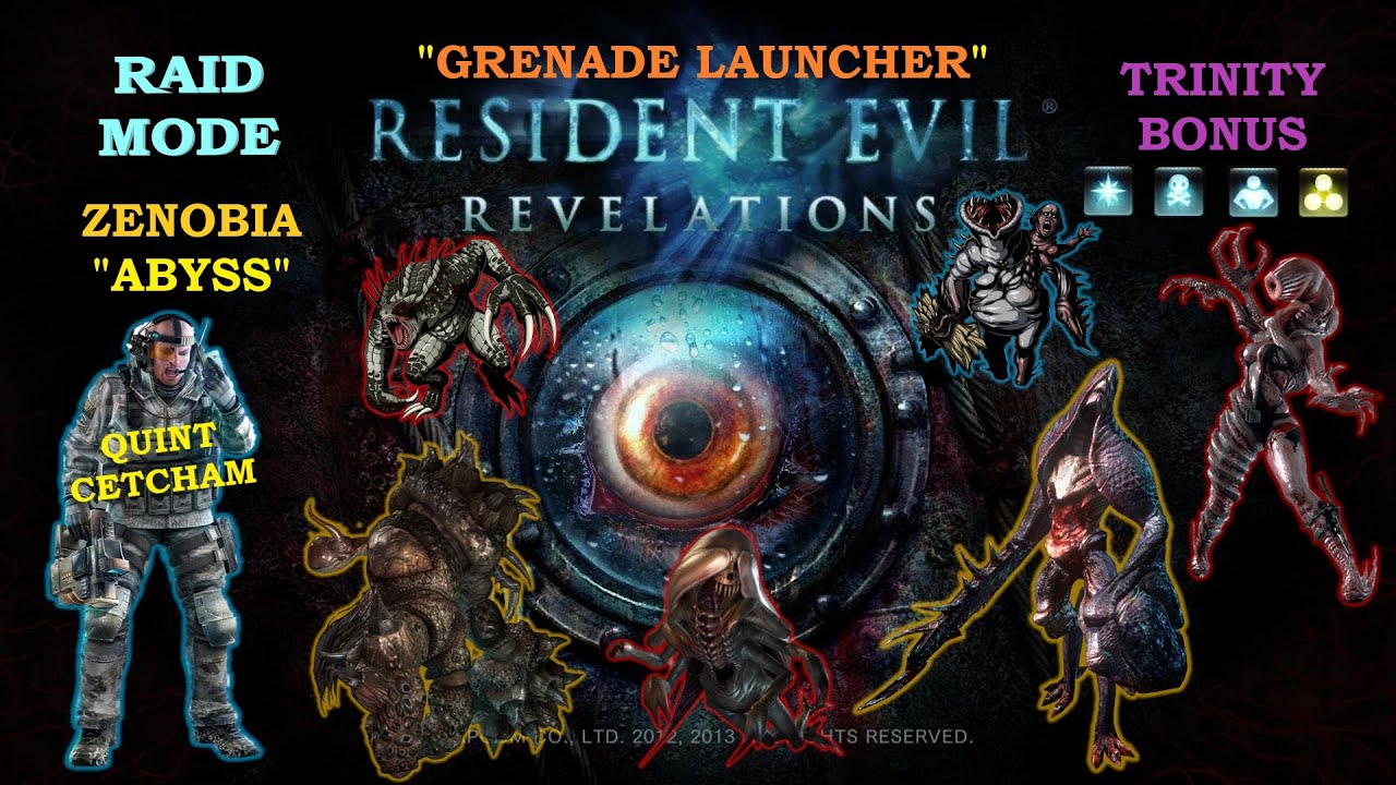 Resident Evil: Revelations | Grenade Launcher | Zenobia Abyss | Raid ...