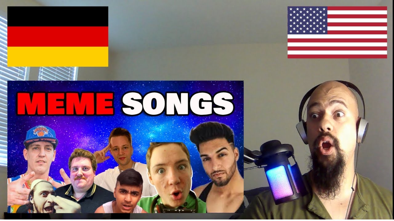 American reacts To 100 Deutsche Meme Songs + ihre Namen | German Video ...