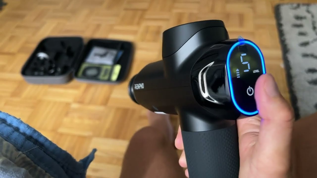 Pistola de masaje muscular, Renpho Power Masajeador de Eléctrica ...