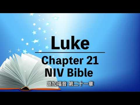 Audio Bible⎜The Book of Luke chapter 21⎜NIV Bible with text⎜有聲聖經英語⎜中文字幕 ...