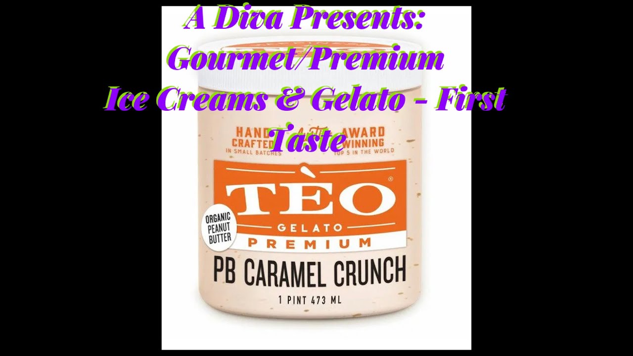 A Diva Tries Teo Gelato PB Caramel Crunch - YouTube