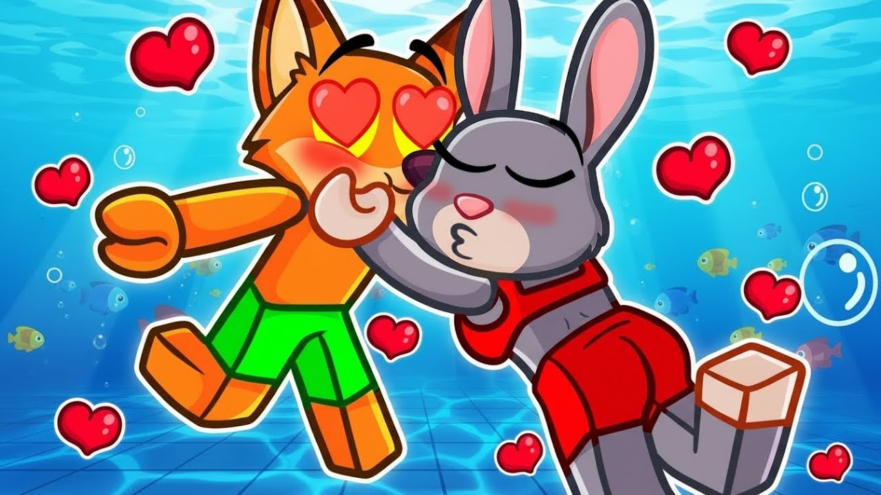 Nick and Judy Pool Party KISS in Roblox! - Zootopia 2 - YouTube