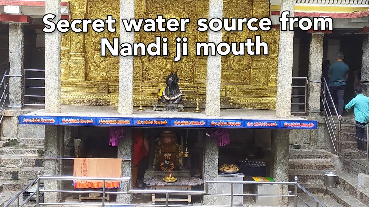 Kadu Maleshwarm Temple Bangalore| Secret water source from Nandi ji ...