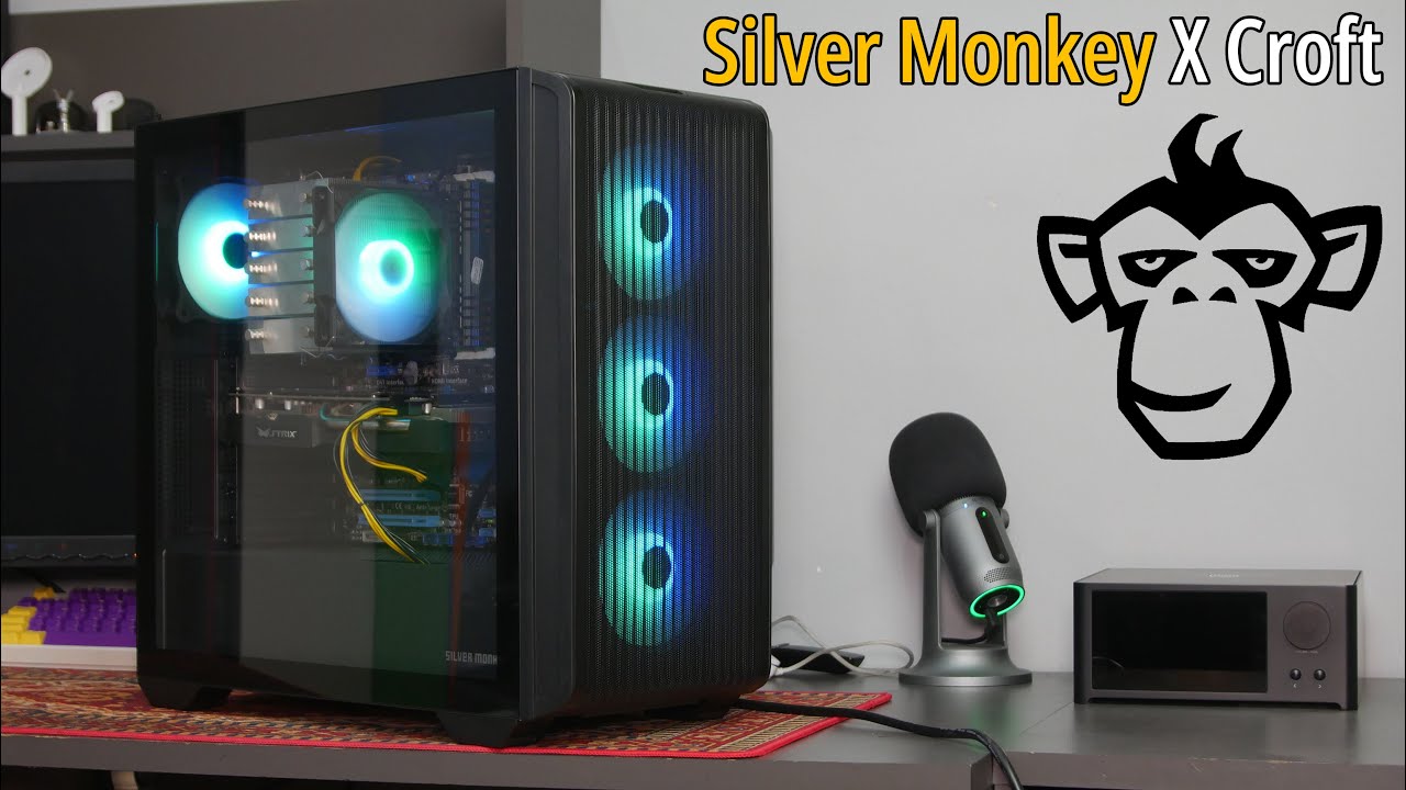 Silver Monkey X Croft | Fajna obudowa ARGB do 300zł! - YouTube