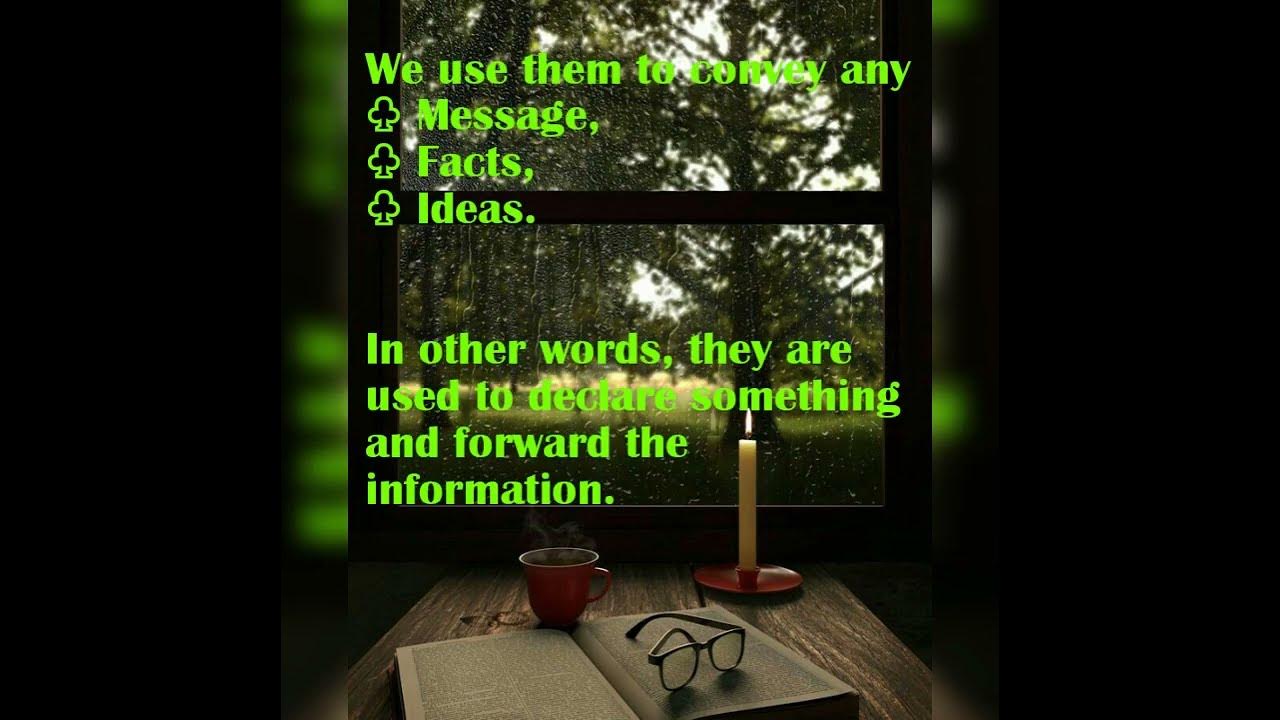 Sentence Part 2 Declarative Sentence Meaning And Examples English sentence-part-2-declarative-sentence-meaning-and-examples-english