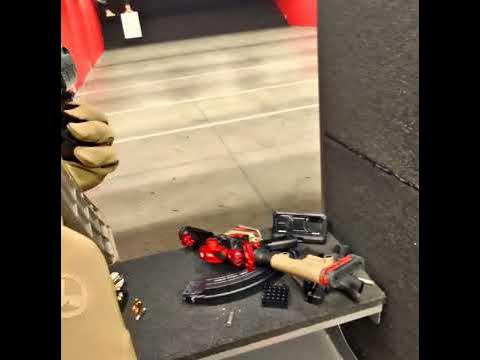 micro draco with binary trigger - YouTube