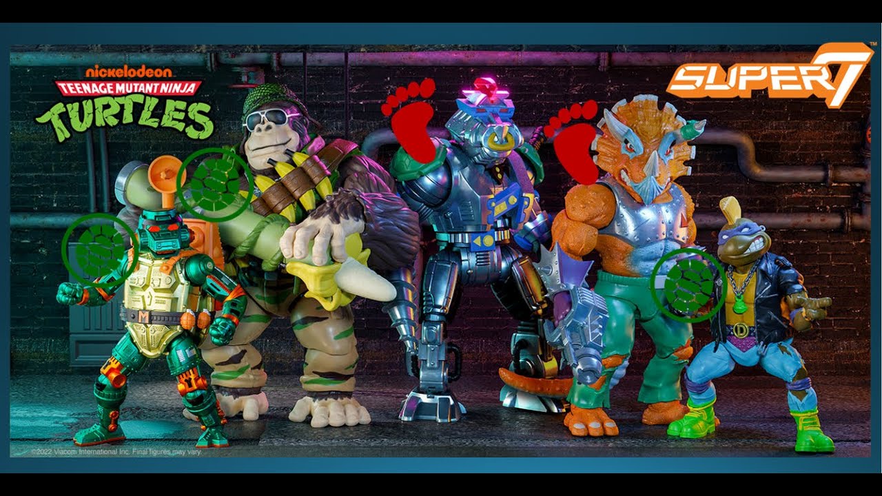 Teenage Mutant Ninja Turtles ULTIMATES! Wave 7 (Punker Don, Guerilla ...