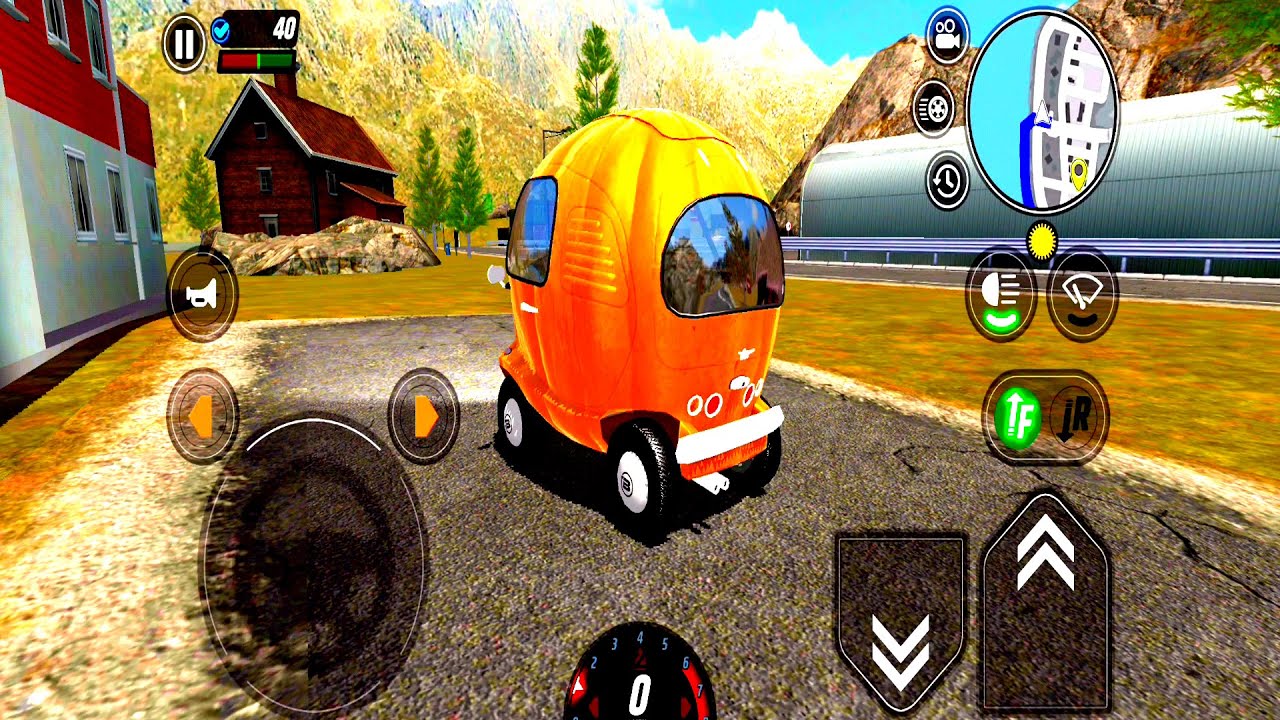 Car Driving School Simulator - Luxury Orange Car Simulator - Android ...