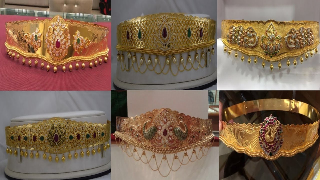 New gold vadanam designs//100gms gold ottiyanam//latest gold waist belt ...