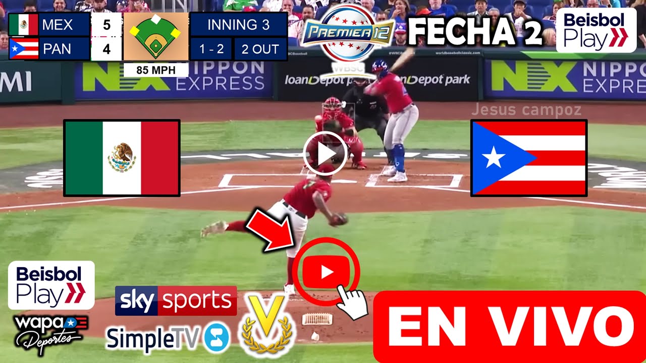 México vs. Puerto Rico en vivo donde ver, a que hora juega México vs ...