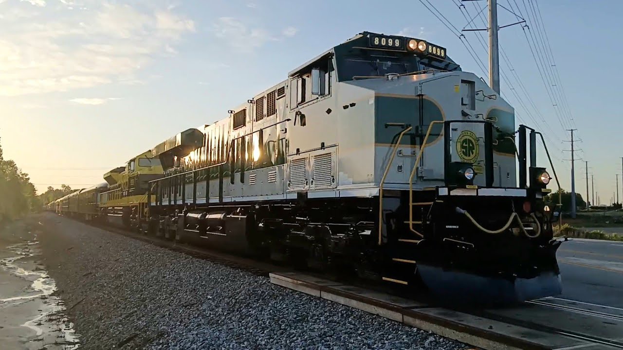 NS 955 Passes West Columbia SC On The NS R Line With NS 8099 And NS 1069 - YouTube