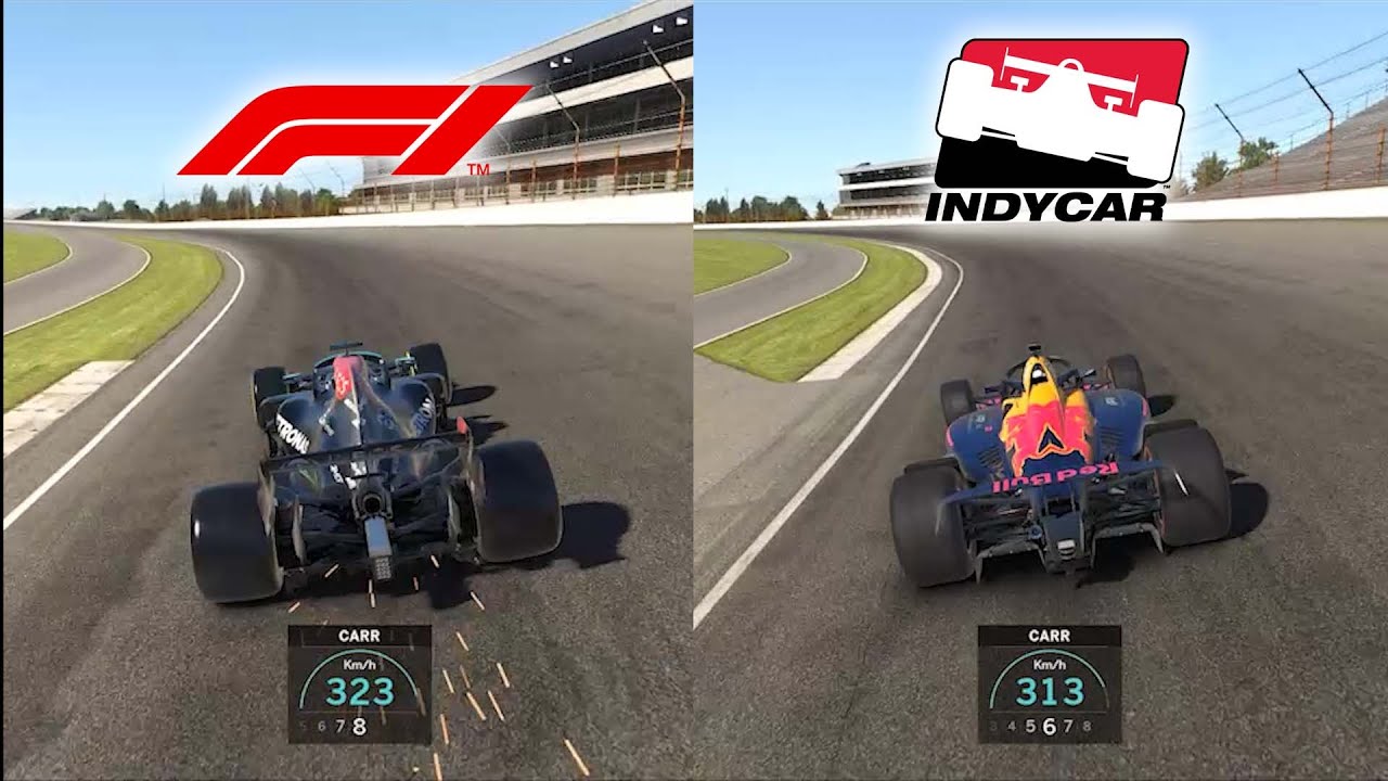 Mercedes F1 W12 vs. Dallara IR18 Indycar - Top Speed Comparison - Indy ...