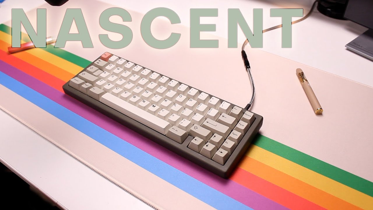 NASCENT ! Great sounding 65% Plateless Mechanical keyboard! - YouTube