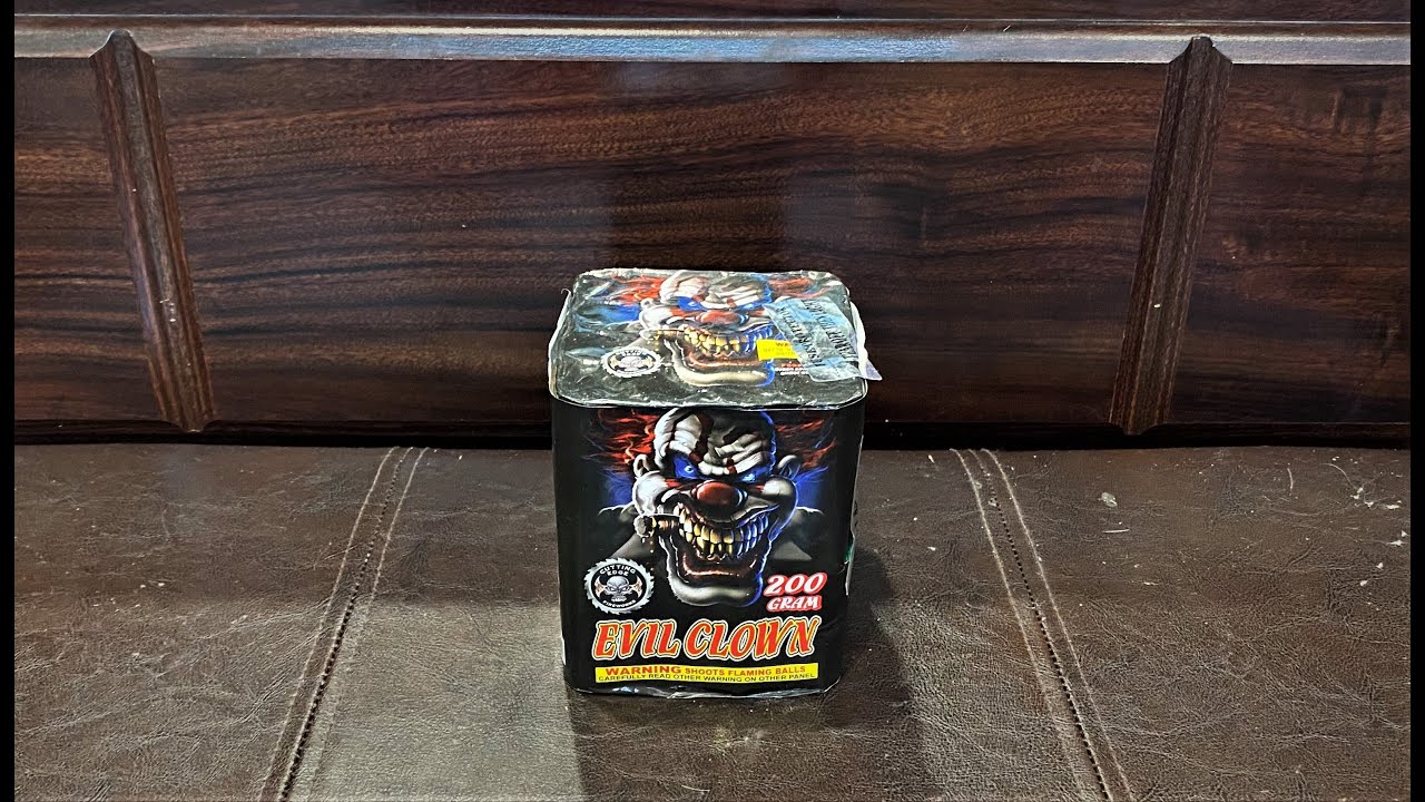 Cutting Edge Fireworks - Evil Clown (16 Shots) (200 Grams) - YouTube